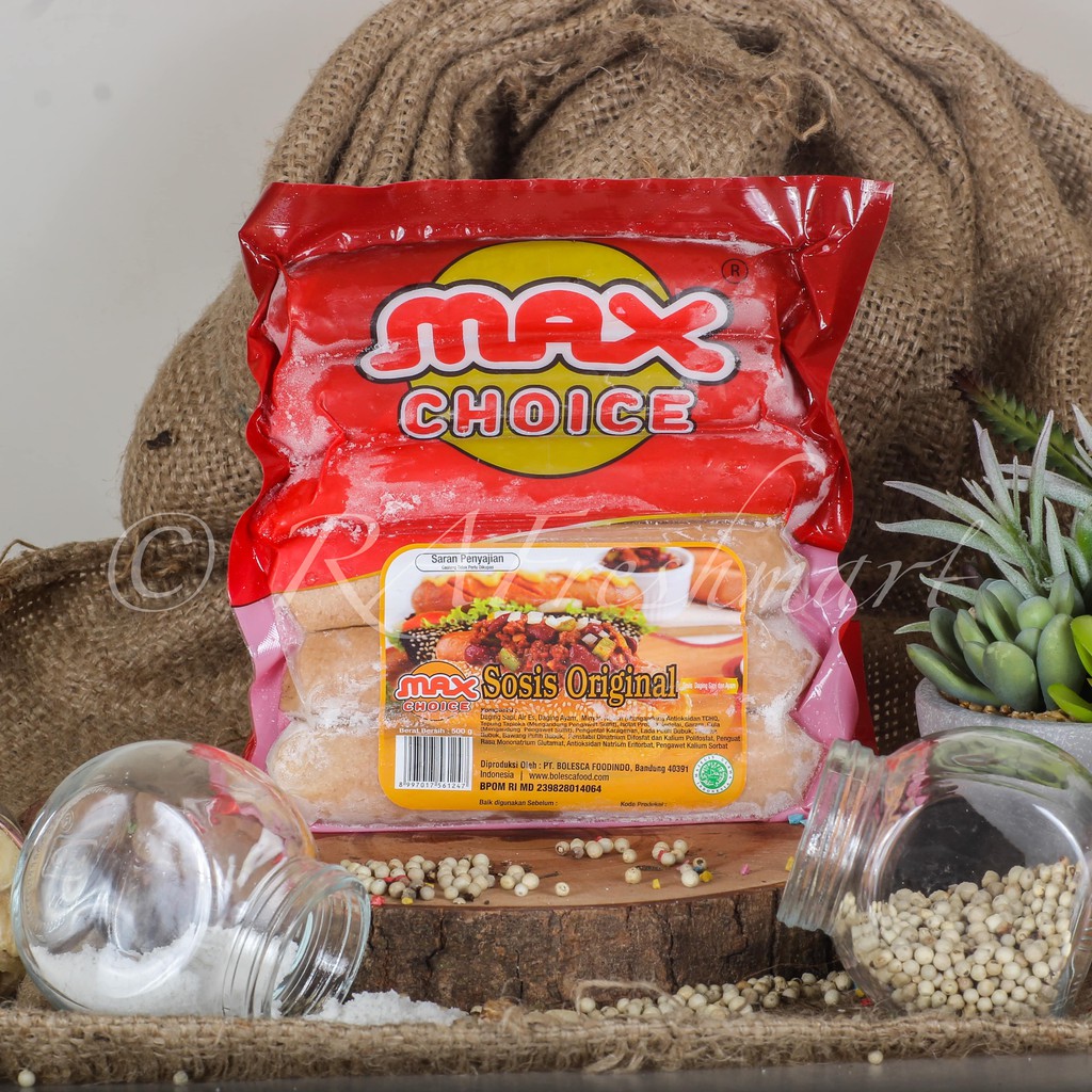 Jual MAX CHOICE SOSIS ORIGINAL 500 GR | Shopee Indonesia