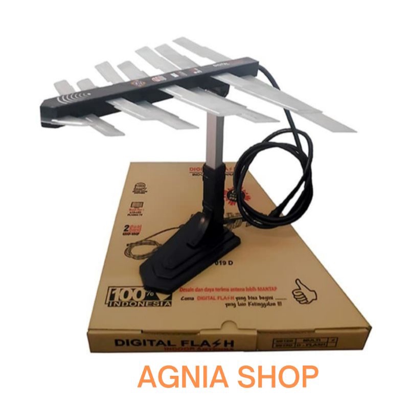 Jual Antena Dalam Digital Flash New Model Indoor UHF/VHF Antenna Tipe S 019 D Untuk TV | Shopee ...