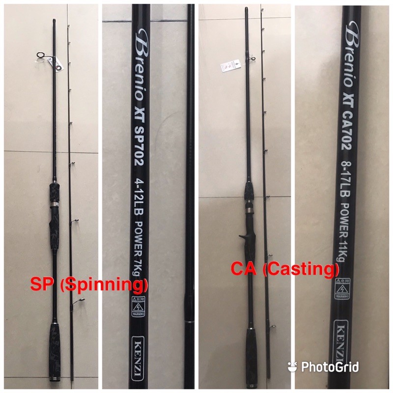 Jual Joran pancing BC / Spinning kenzi brenio 210 cm / Bullshark ...