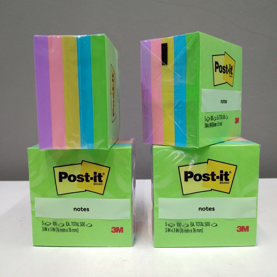 Jual 3M Post It Super Sticky Notes 654-5AU 3 inch x 3 inch | Shopee ...