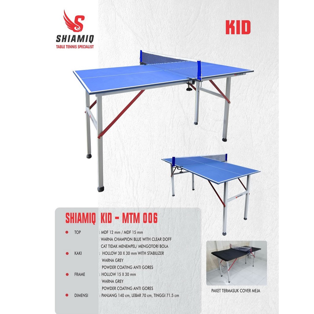 Jual Meja Tenis Meja MTM006 SHIAMIQ KID | Shopee Indonesia