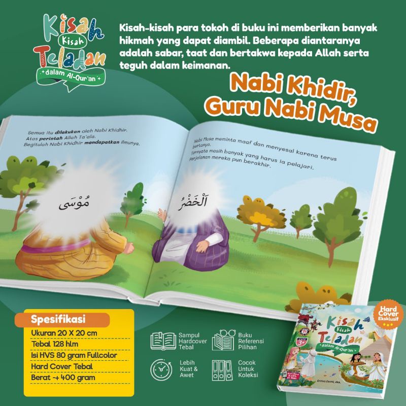 Jual kisah kisah teladan dalam Al Qur'an/ buku islami anak | Shopee Indonesia