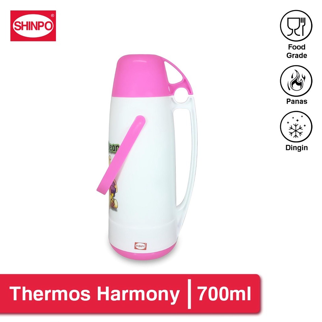 Jual SHINPO Termos Air Panas / Dingin 700 ML Thermos Harmony Vacuum Flask With Super Seal SPO ...