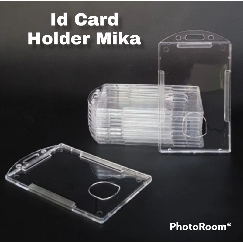 Jual Casing Id Card Mika (10pc) Tempat Id Card Transparant Nametag Model Kaca Nametag Bening ...