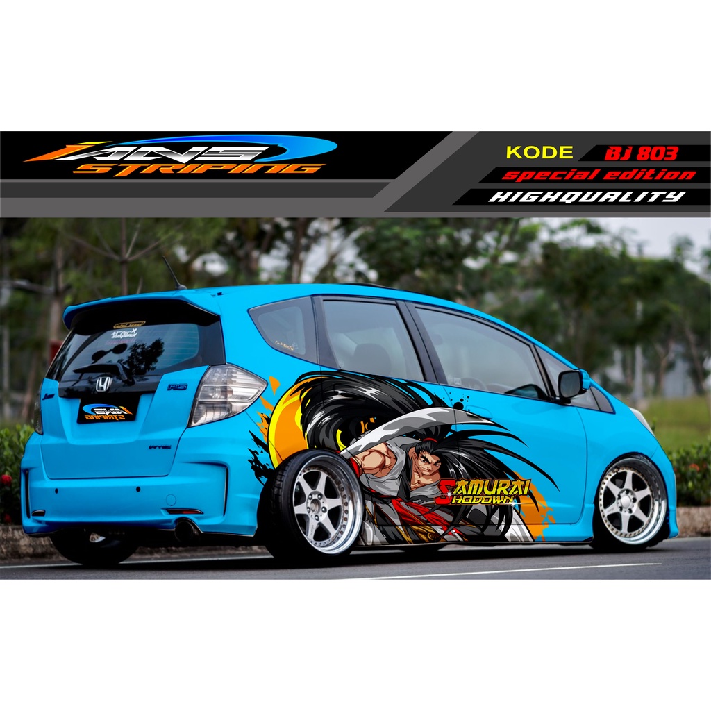 Jual VARIASI STIKER MOBIL HONDA BRIO / JAZZ RS / MOBILIO / AGYA / YARIS ...