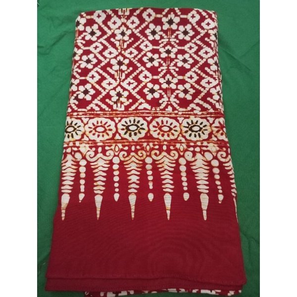 Jual SAMPUR ATAU SELENDANG TARI BATIK CAP MOTIF CINDE SEKAR JOGJA ...