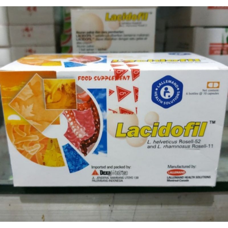 Jual Lacidofil Capsul Box isi 6 botol @ 10 kapsul | Shopee Indonesia