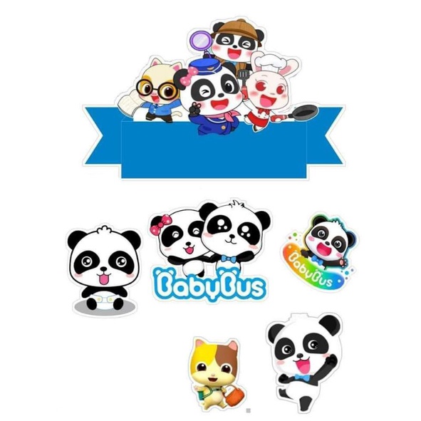 Jual TOPPER KUE BABYBUS / HIASAN KUE ULANG TAHUN KARAKTER | Shopee ...