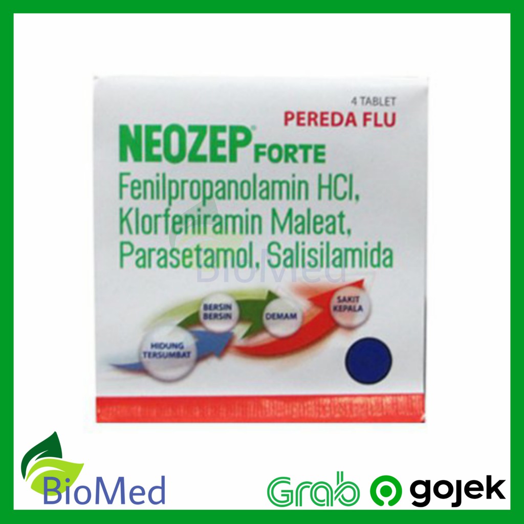 Jual NEOZEP FORTE TABLET - Obat Pusing Flu Pilek Demam | Shopee Indonesia