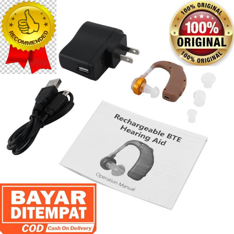Jual Alat Bantu Dengar Cas Charger Telinga Orang Tua Hearing Aid Aids Mini Pengeras Suara ...