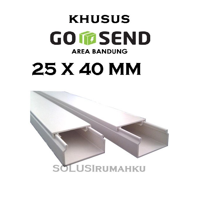 Jual Kabel Dak 25 x 40 mm / Ducting Cable PVC Pelindung Protektor ...