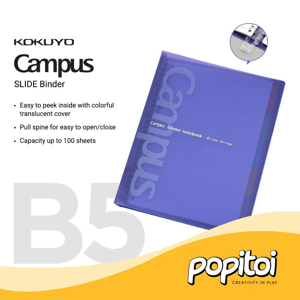 Jual KOKUYO Campus SLIDE Binder B5 Notebook Loose Leaf | Shopee Indonesia