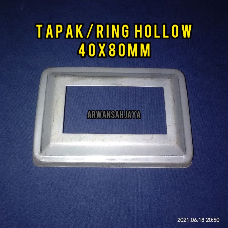Jual TAPAK/RING HOLLOW 40x80mm ORNAMEN PAGAR BESI | Shopee Indonesia