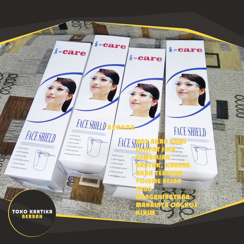 Jual BOX FACE SHIELD - BOX SAJA (Box akan dilipat karena memakan volume ...