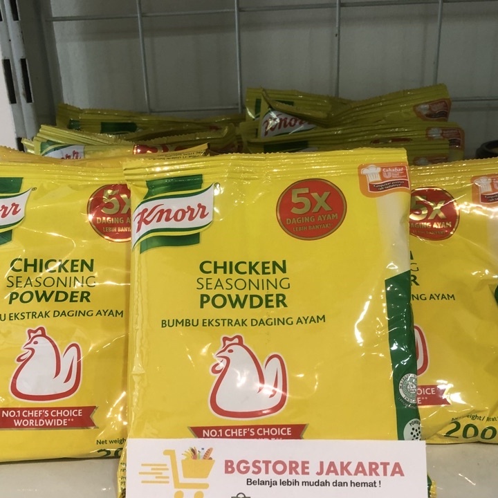 Jual Knorr chicken powder reffil / penyedap rasa ayam 200gr | Shopee ...