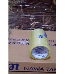 Jual Isolatip/Tape Bening 24mm x 90 yard ( 1 slop isi 6 pcs) | Shopee ...