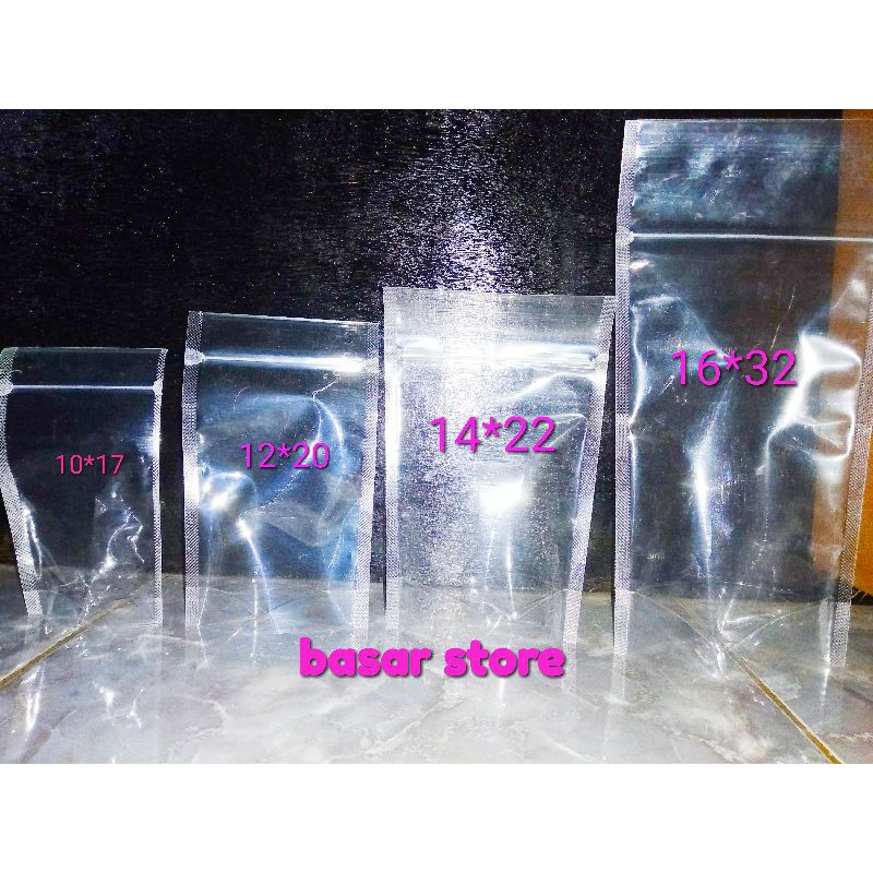 Jual standing pouch/plastik pudot/plastik ziplock @50 | Shopee Indonesia