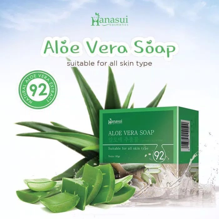 Jual Hanasui Aloe Vera Soap Sabun Batangan | Shopee Indonesia