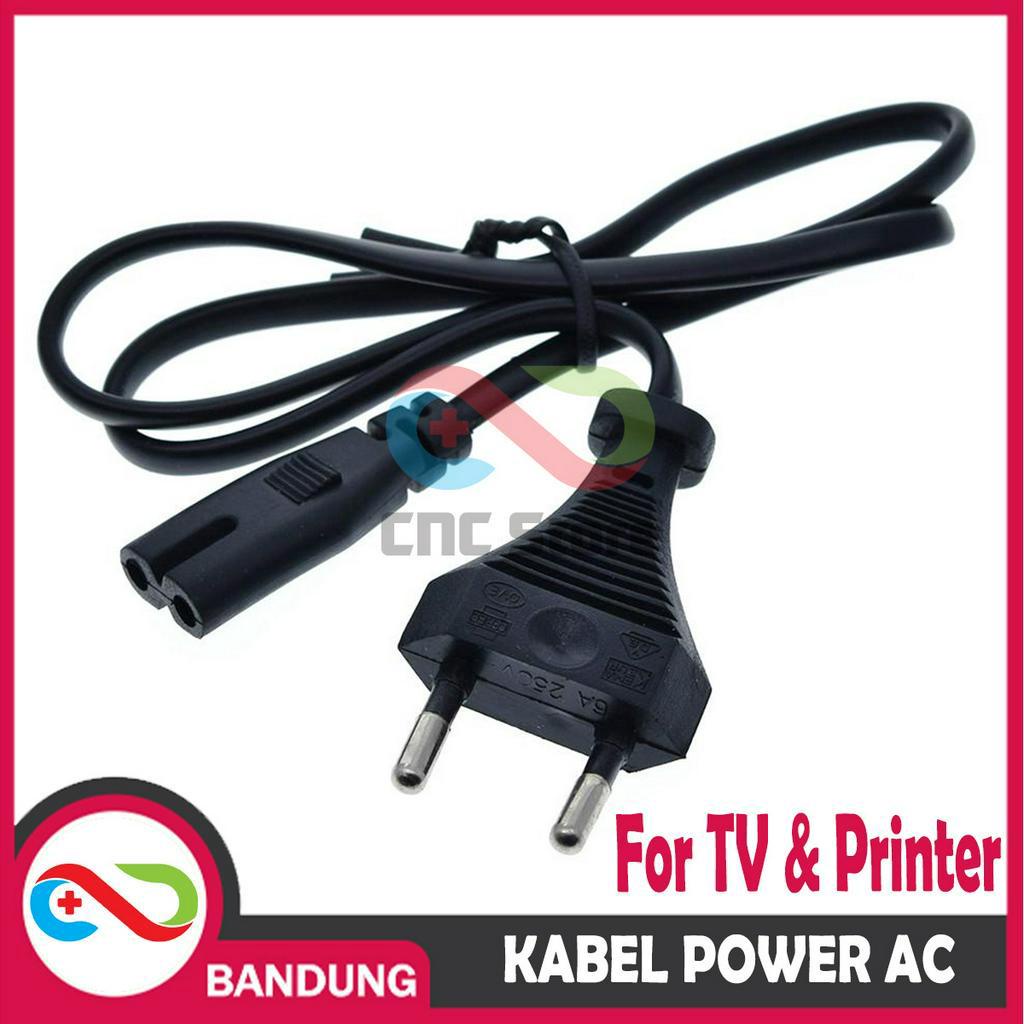 Jual KABEL POWER AC ANGKA 8 DUA LUBANG 1.5METER | Shopee Indonesia