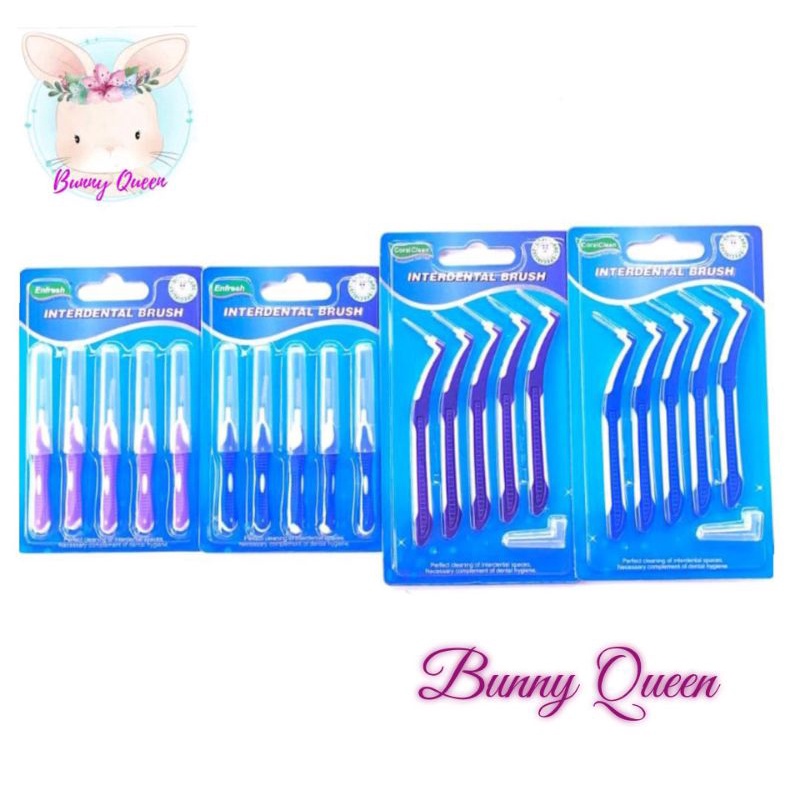 Jual Interdental Brush Sikat Sela Gigi Ortho Behel isi 5 Bengkok Lurus ...