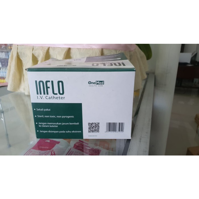 Jual Inflo I.V. Catheter Onemed IV Catether 20G dan 22G | Shopee Indonesia