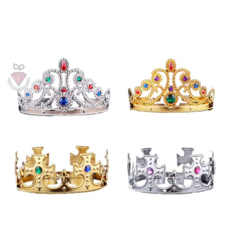 Jual Mahkota king raja / mahkota ratu / hiasan rambut | Shopee Indonesia