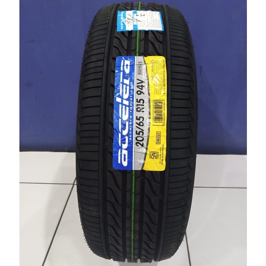 Jual Ban Mobil Tubles Ring 15 205/65 Merek ACCELERA ECO PLUSH 205 65 R15 Ban standar Innova ...