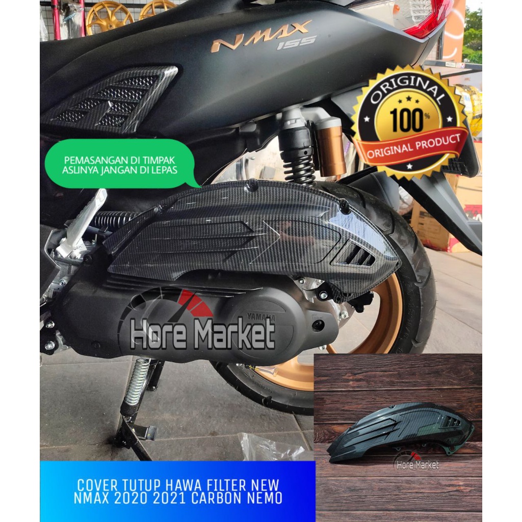 Jual TUTUP HAWA NEW NMAX 155 2020 2021 2022 2023 CARBON NEMO COVER HAWA ...