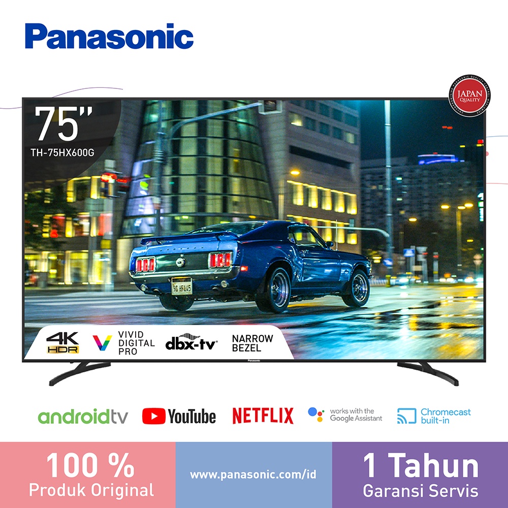 Jual Panasonic TH-75HX600G Smart Android LED TV 4K HDR [75 Inch] | Shopee Indonesia