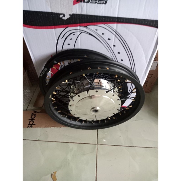 Jual velg jari jari ring 14x160/140 Xeon Mio m3 dan Fino 125 siap pasang | Shopee Indonesia