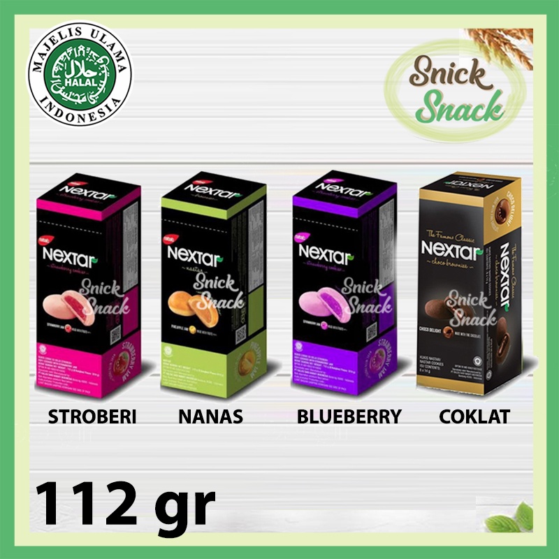 Jual Nabati Nextar Kue Nastar Box 96 gr Rasa Coklat Nanas Stroberi ...