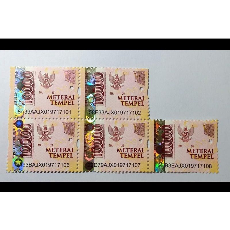 Jual Materai 10000 Asli | Shopee Indonesia