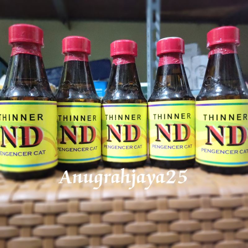 Jual thiner ND Nuri kratingdeng Botol Thiner pengencer cat | Shopee Indonesia