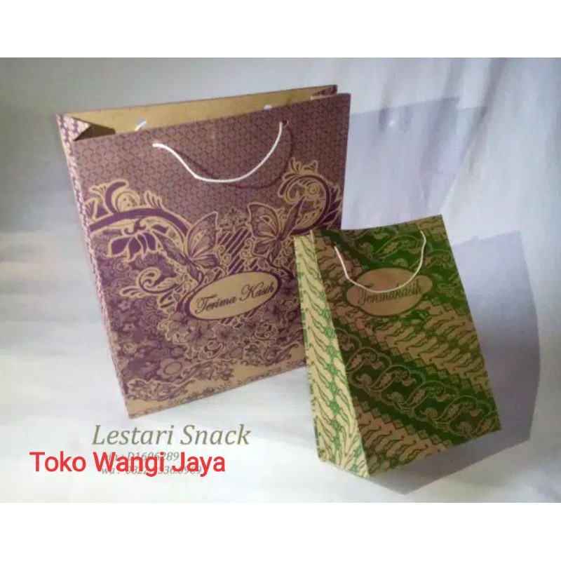 Jual 25 Biji )) Tas Kertas Paper bag Snack Souvenir Ulang Tahun Arisan ...
