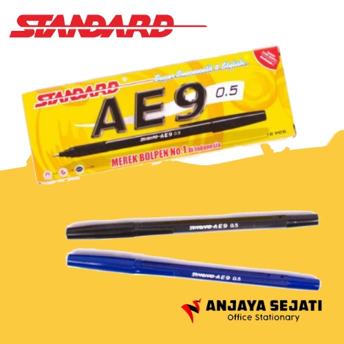 Jual Bolpen Standard AE9 - Lusinan - 12 pcs | Shopee Indonesia