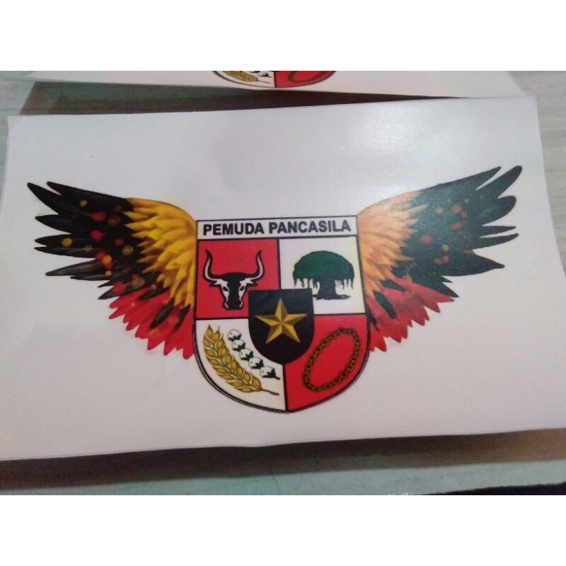 Jual {Ukuran 32x24cm}Stiker Logo Pemuda Pancasila/Stiker Ormas PP Besar ...
