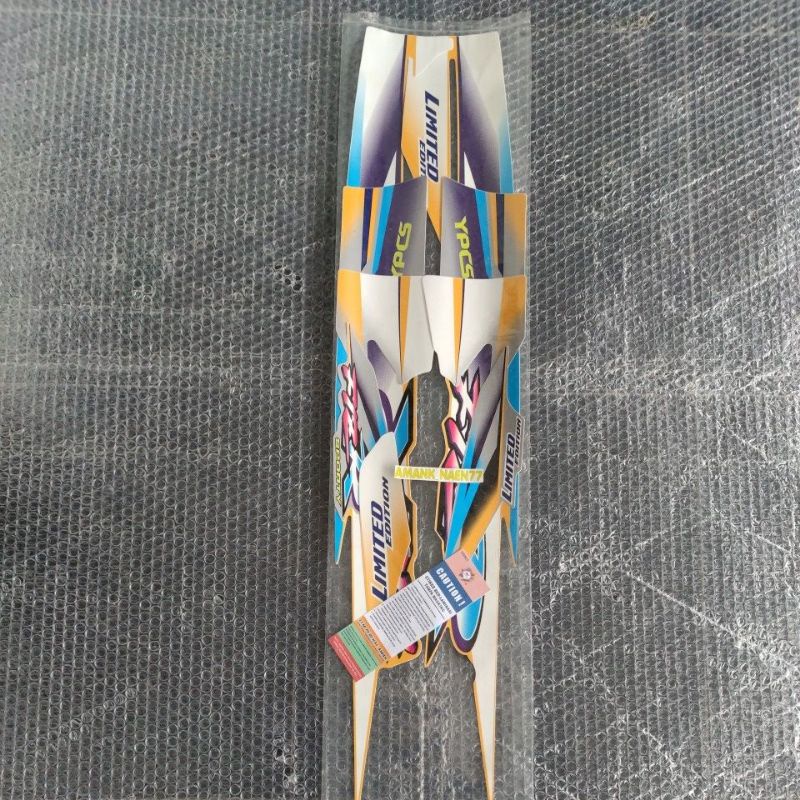 Jual striping f1zr limiter edition silver kuning tahun 2000 bahan camel ...