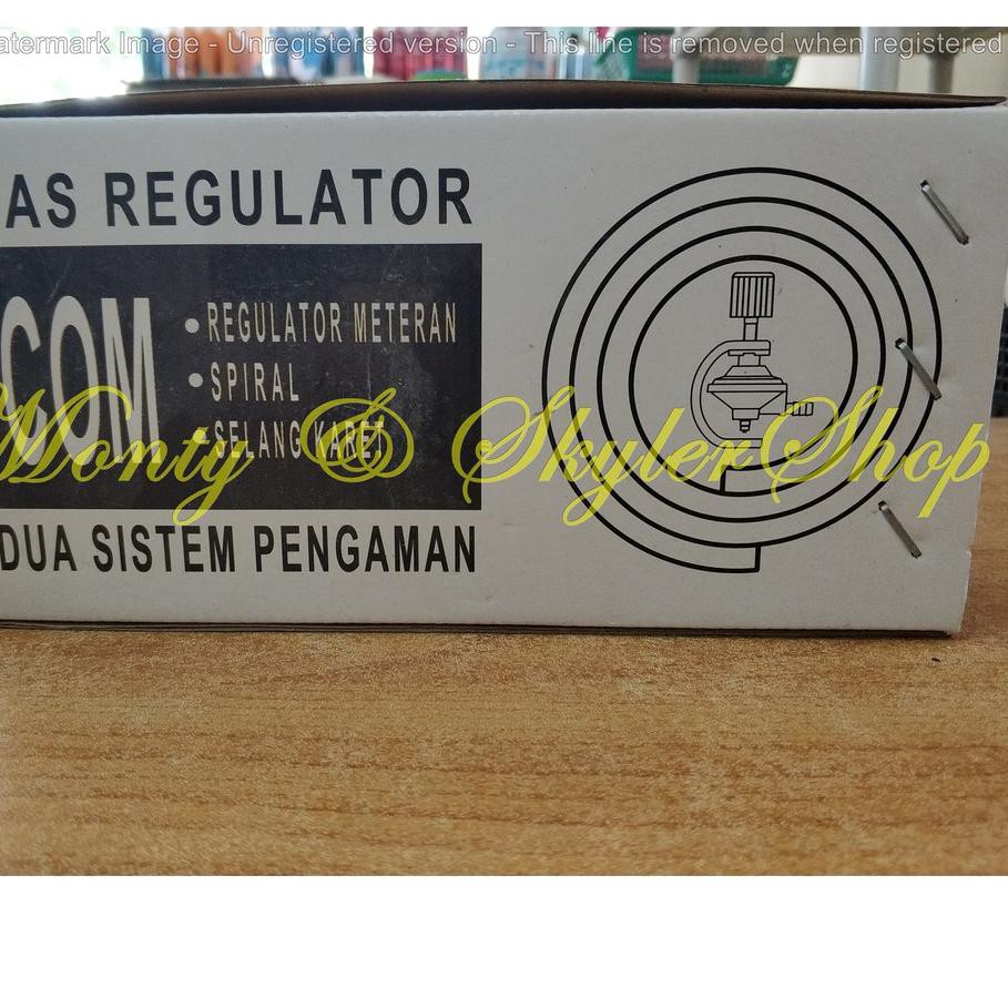 Jual Terkini DESTEC COM 201-MSS Regulator Gas dengan Selang TTC ...