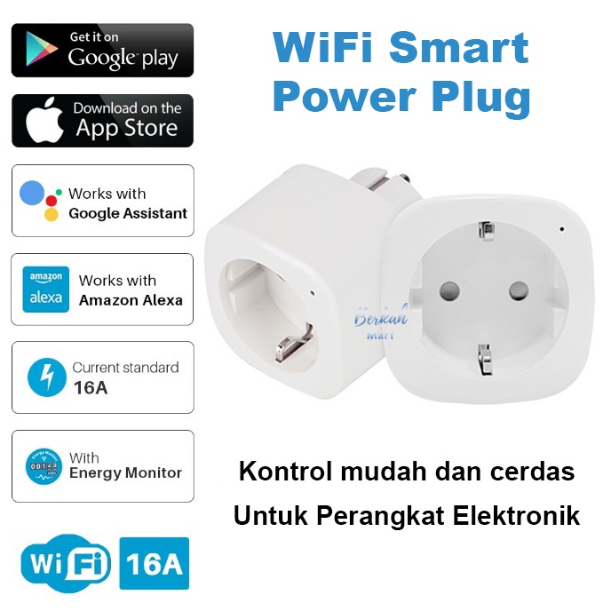 Jual Smart Power Plug WiFi Colokan Steker Pintar untuk Perangkat ...