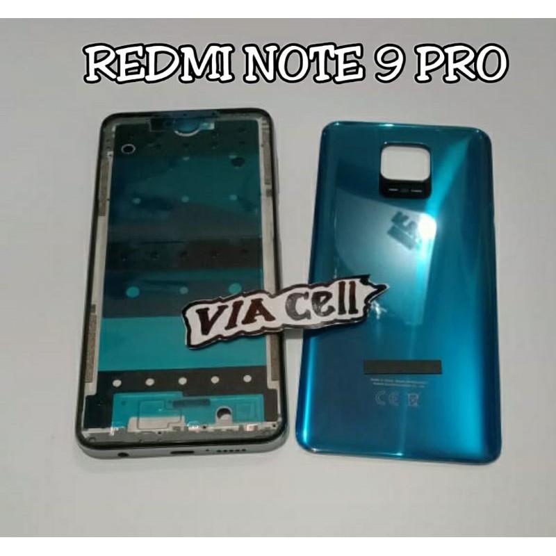 Jual Casing housing kesing fullset Xiaomi Redmi Note 9 Pro original ...