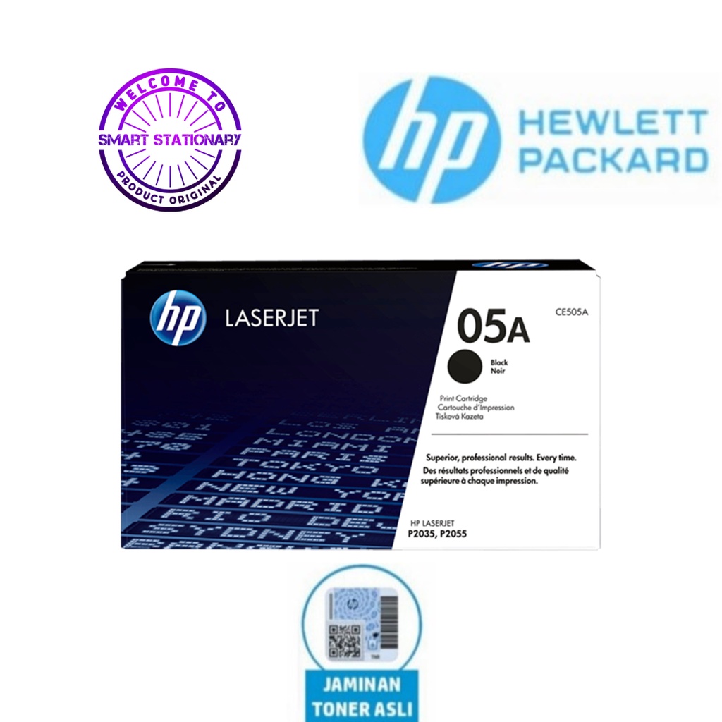 Jual HP 05A Black Original Laserjet Toner Cartridge (CE505A) | Shopee ...