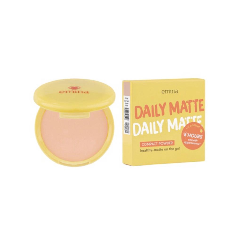 Jual Emina Daily Matte Compact Powder 11g | Shopee Indonesia