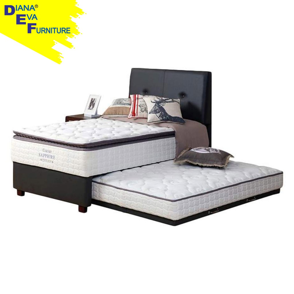 Jual Guhdo 2in1 Sapphire dream Full Set ( Kasur + Sorang + Bed Frame ) | Shopee Indonesia
