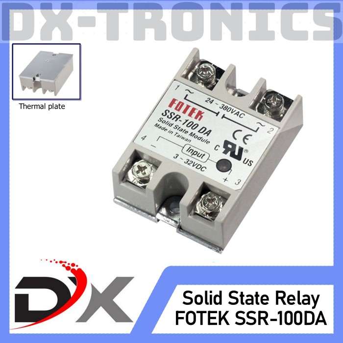 Jual Fotek SSR-100DA Solid State Relay Fotek 100 Ampere SSR 100DA Amper | Shopee Indonesia