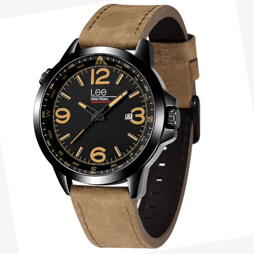 Jual Lee Watch LES-M45DBL5-19 Jam Tangan Pria tali kulit coklat ...