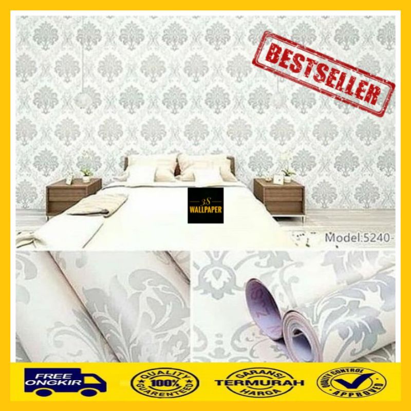 Jual Wallpaper Dinding Ruang Tamu Salur Polkadot Hijau Pink Bata Hk Wallpaper Wallpaper Sticker ...