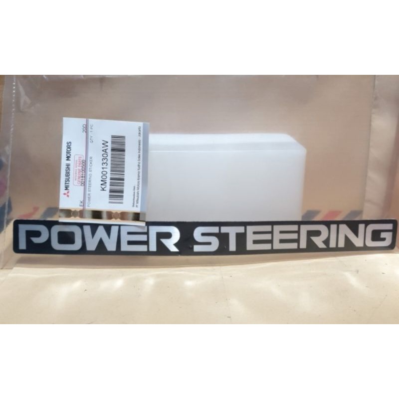 Jual STICKER / STIKER POWER STEERING KM001330AW | Shopee Indonesia