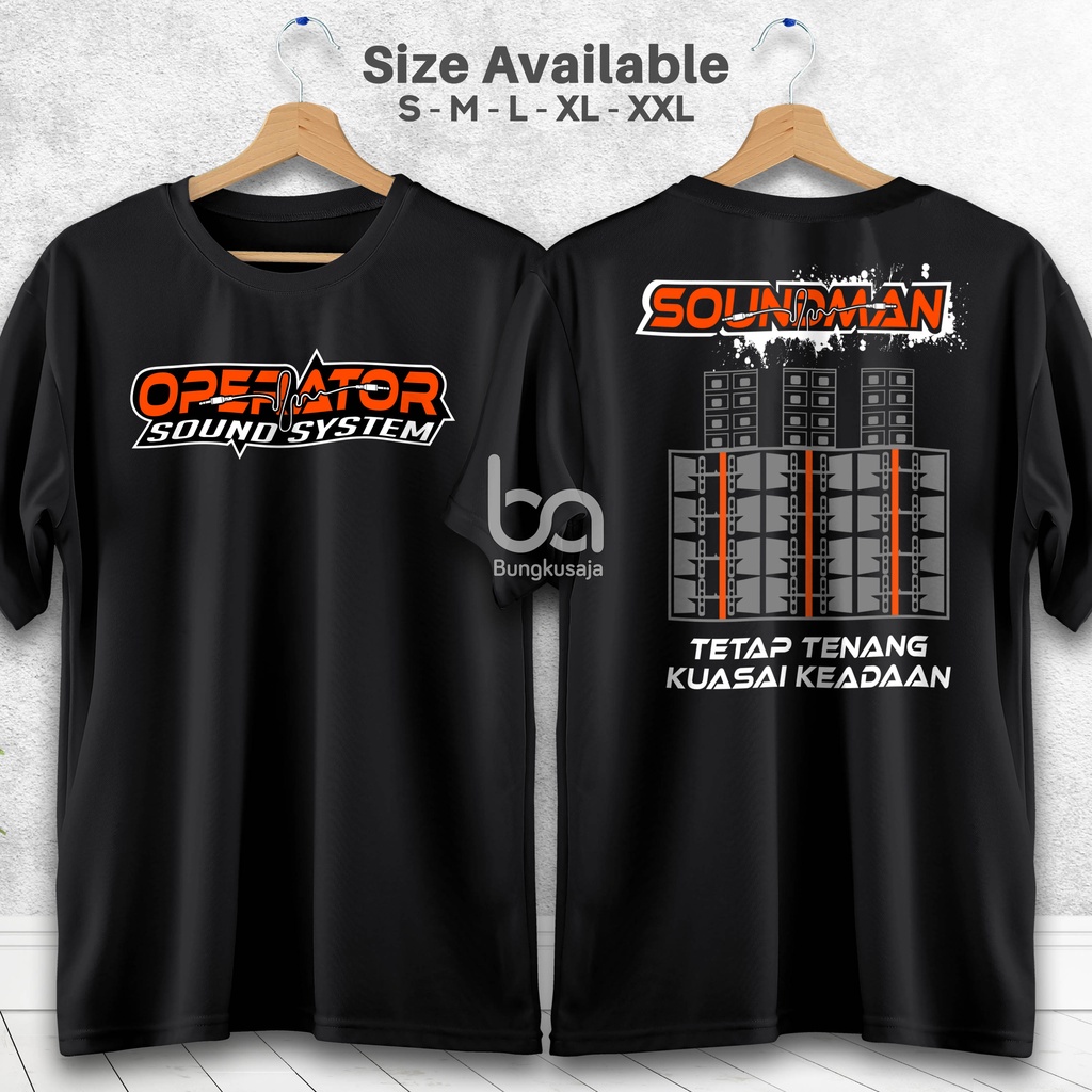 Jual Kaos Soundman Operator Sound System Tshirt Distro Cotton Combed ...