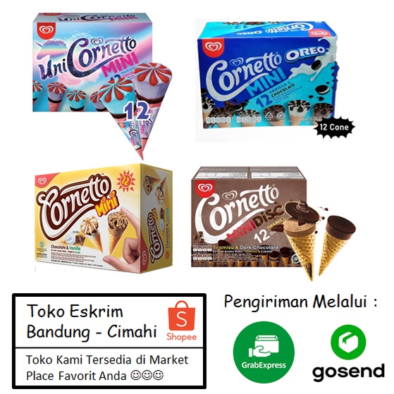 Jual Es Krim Ice Cream Eskrim Walls Cornetto Mini Choco Vanilla ...