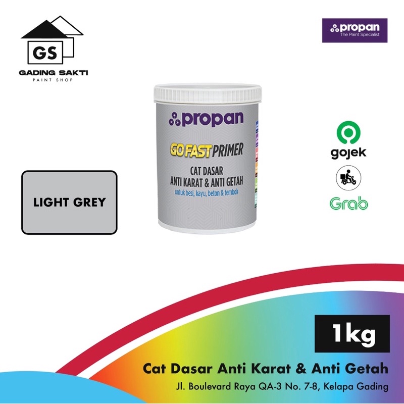 Jual Propan Gofast Primer Cat Dasar Kayu & Besi Anti Karat Anti Getah ...